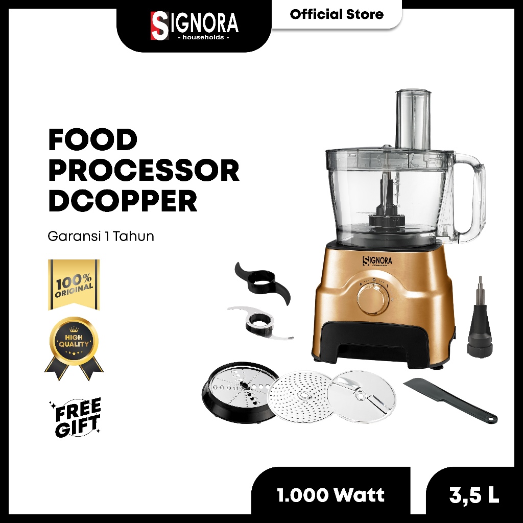 Jual Food Processor DCopper (Dengan Cubit Cutter) / Food Processor ...