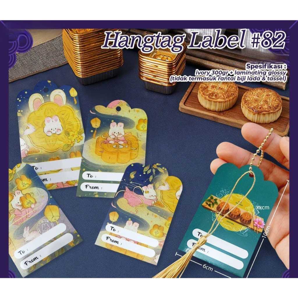 Jual Hangtag Label 82 | Hangtag Box Mooncake | Label Hiasan Box Kue (1 ...