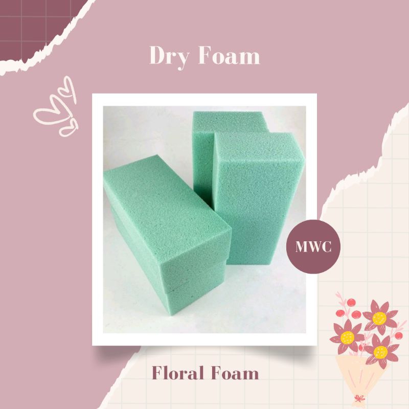 Jual Dry Floral Foam/Busa Bunga Kering | Shopee Indonesia