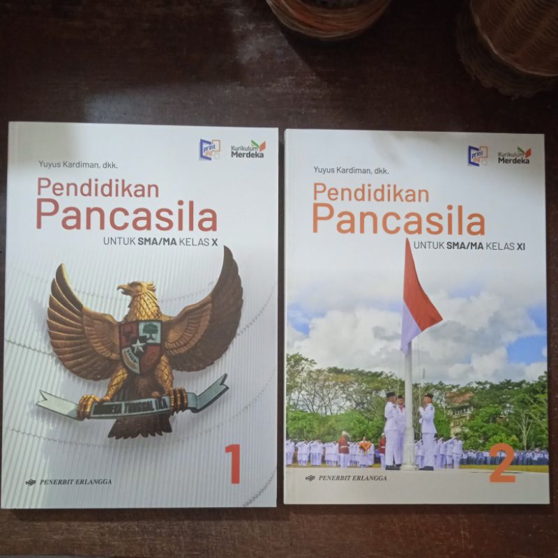 Jual Kelas 10, 11 & SMA/MA Pendidikan Pancasila Kurikulum Merdeka Penerbit Erlangga / PKn / PPKn ...