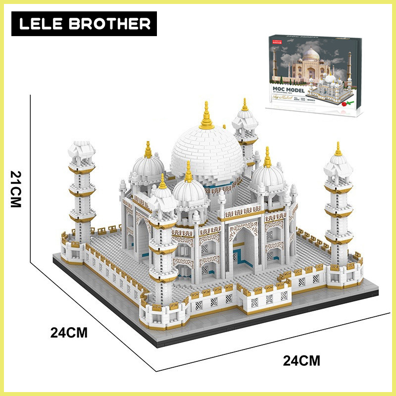 Jual LELE Mainan Bricks Arsitektur Terkenal di Dunia 4036Pcs Taj Mahal ...
