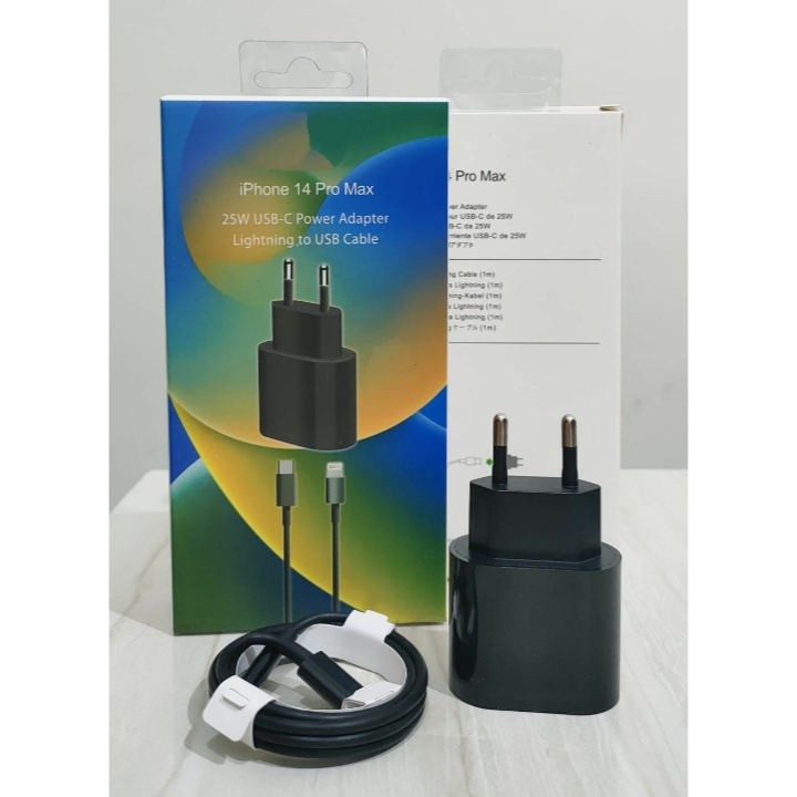 Jual Travel Charger 12 Promax 25W USB C to Lighting (HITAM) | Shopee ...