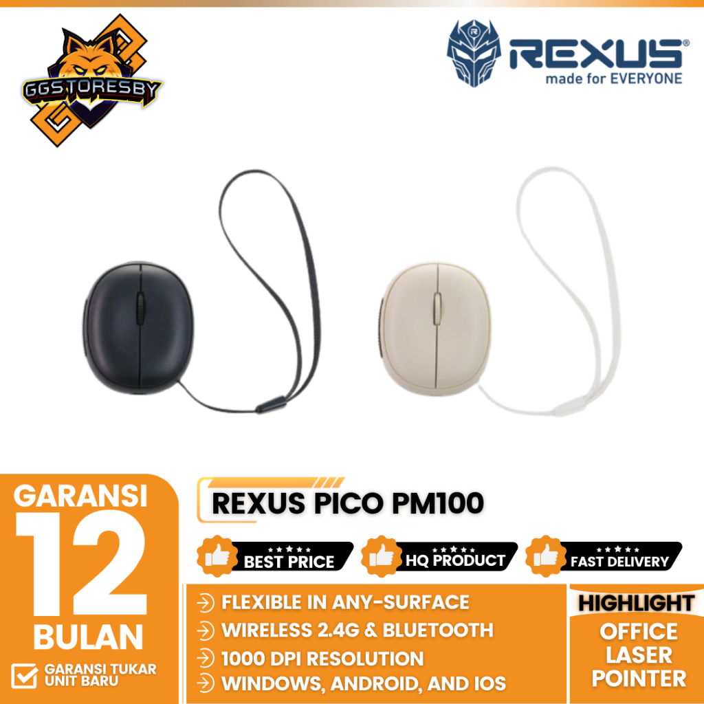 Jual Rexus Pico Pm100 Office Laser Pointer Mouse | Shopee Indonesia