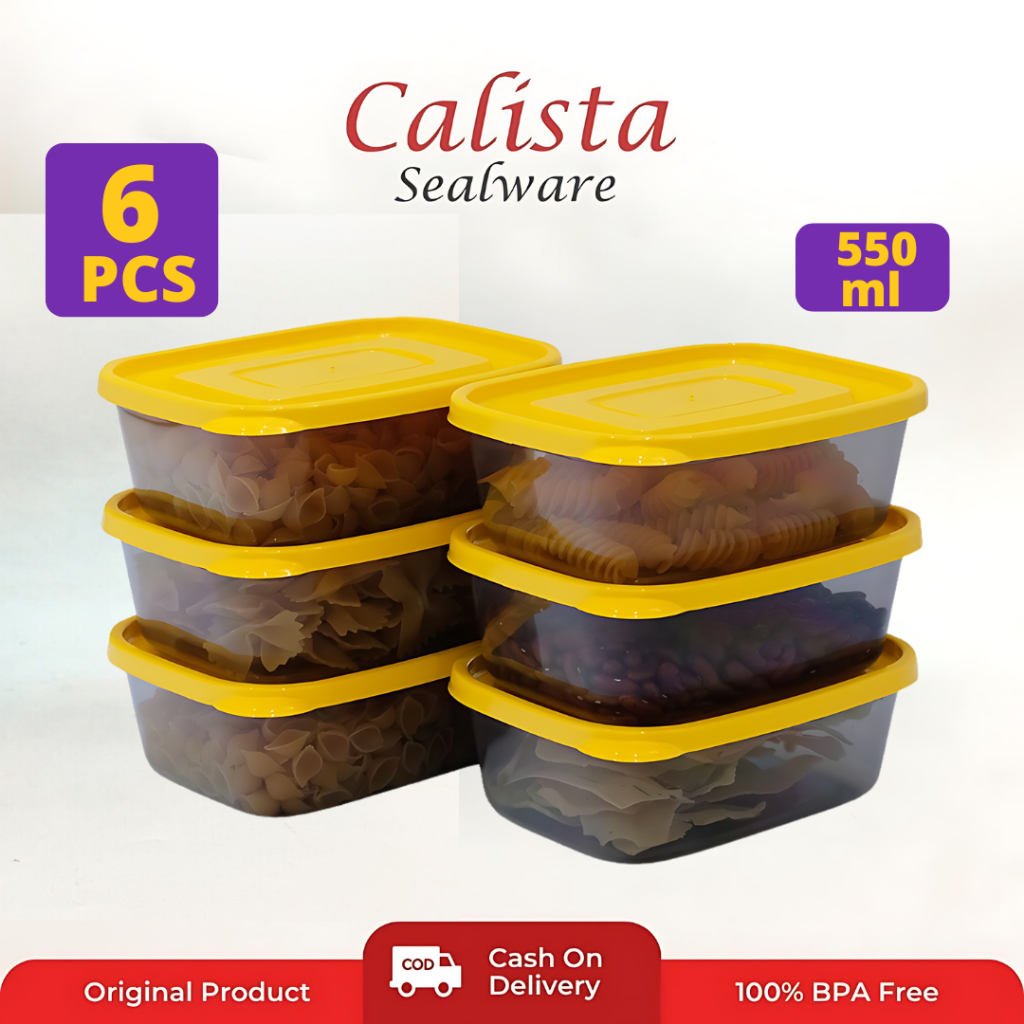 Jual CALISTA SET FURANO SMOKE SEALWARE 6 PCS TEMPAT PENYIMPANAN MAKANAN ...