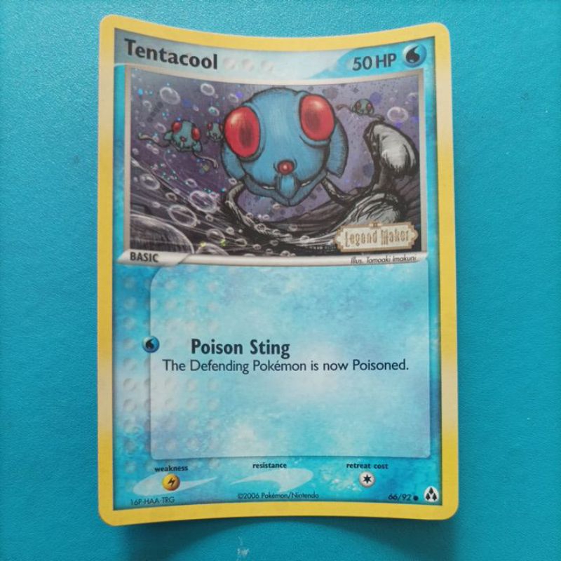 Jual POKEMON TENTACOOL EX LEGEND MAKER COMMON REVERSE FOIL SINGLE CARD | Shopee Indonesia