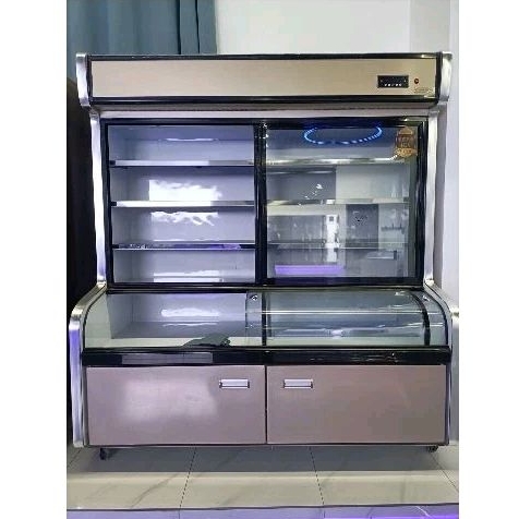 Jual Upright Combinasi chiller freezer cabinet sayur + Frozen | Shopee ...