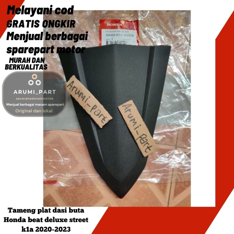 Jual Panel dasi buta dudukan plat beat led new k1a deluxe / street 2020-2021-2022-2023 Original ...
