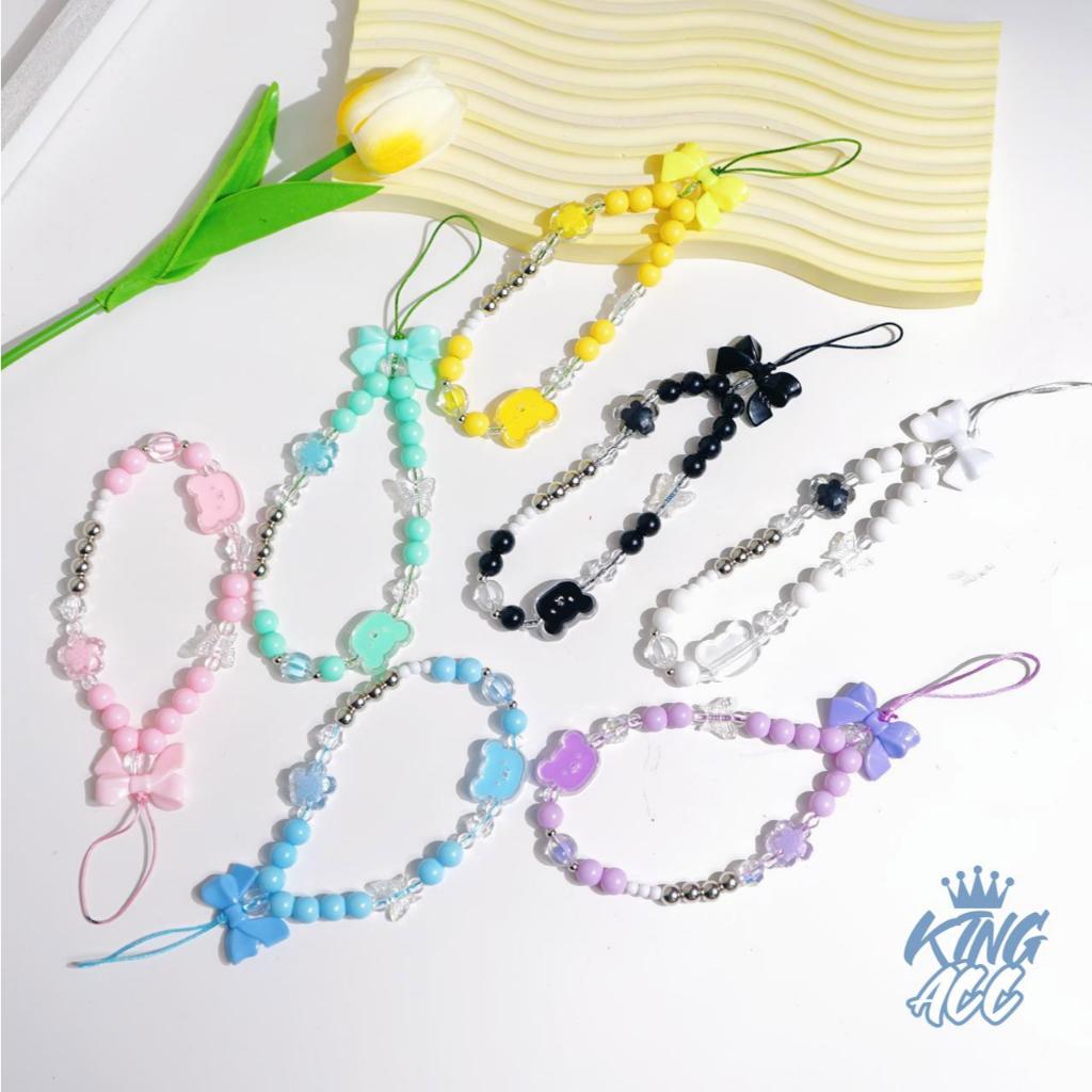Jual Strap Phone beruang ColorFull / Phone Strap / Gantungan Hp / Tali ...