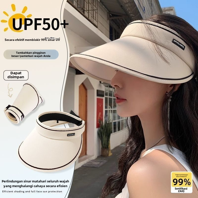 Jual WD Topi Visor Lipat Pantai Outdoor Pelindung Panas Anti Uv untuk ...