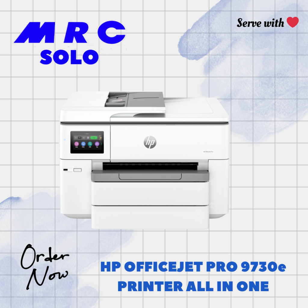 Jual PRINTER A3 HP OFFICEJET PRO 9730 WIDE FORMAT ALL IN ONE | Shopee Indonesia