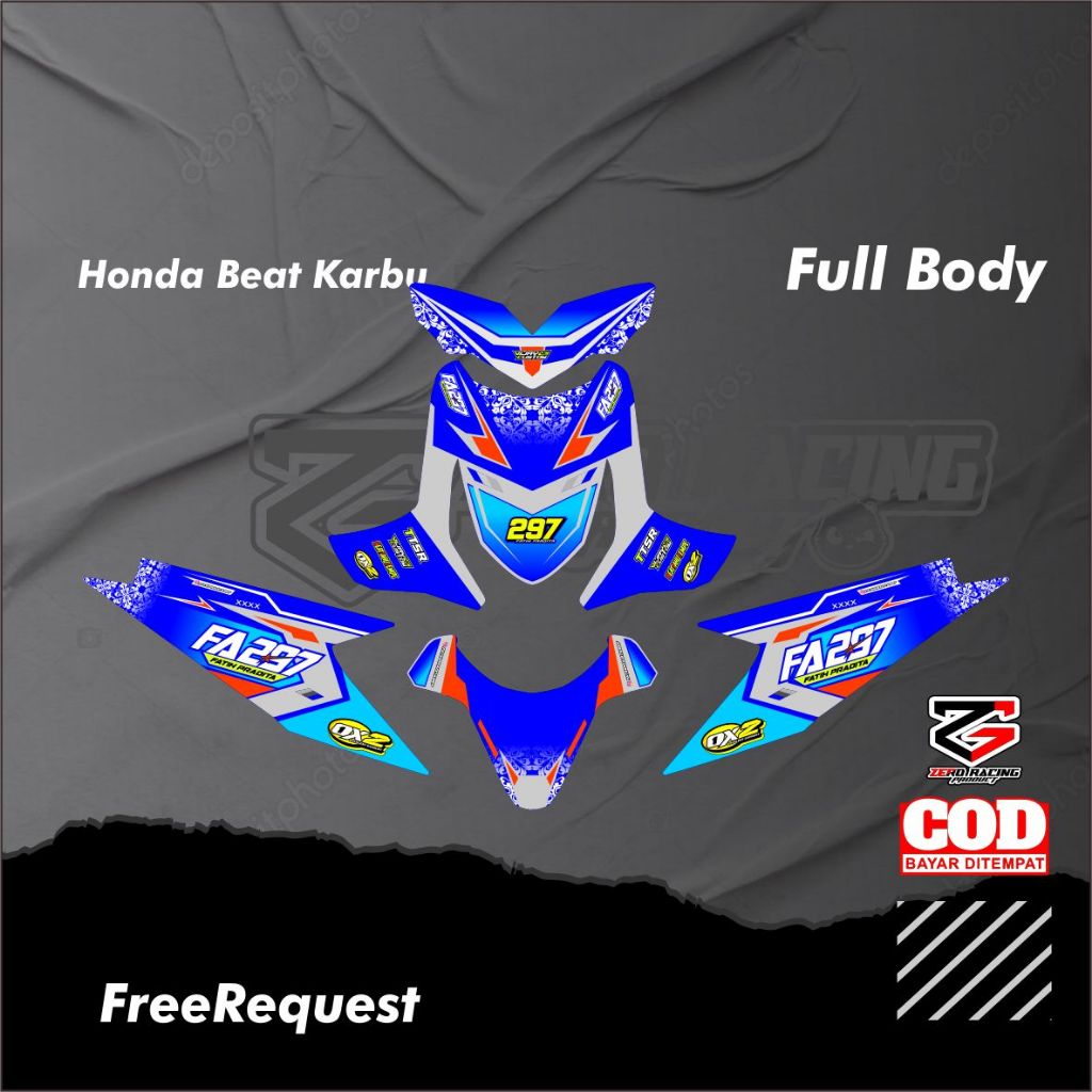 Jual Stiker Decal Honda Beat Karbu Full Body - Sticker Decal Beat Karbu ...