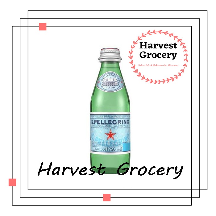Jual San Pellegrino Sparkling Natural Mineral Water 250ml x 24 btl | Shopee Indonesia