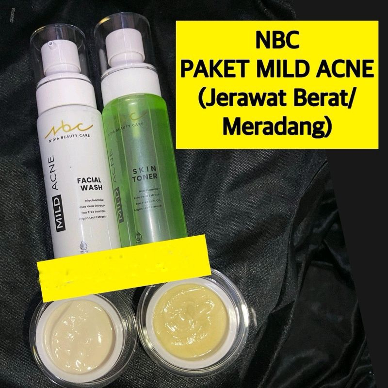 Jual NBC paket mild acne series kemasan baru | Shopee Indonesia