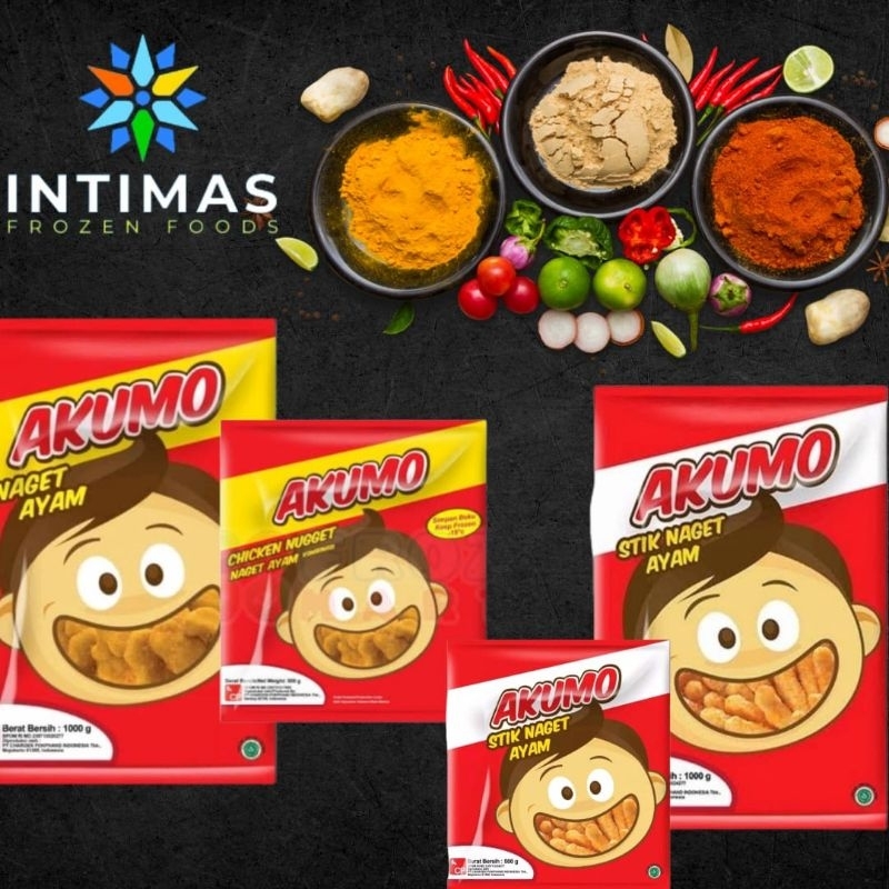 Jual Akumo Naget Ayaam dan stick naget 100gr,500gr | Shopee Indonesia