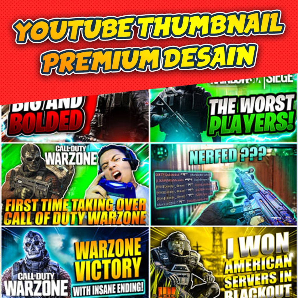 Jual YOUTUBE THUMBNAIL DESAIN | Shopee Indonesia