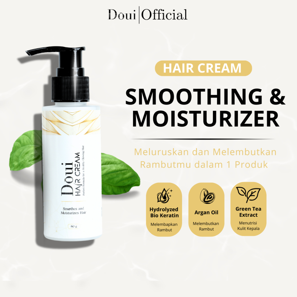 Jual DOUI Hair Cream Treatment keratin moisturizer smoothing hair ...