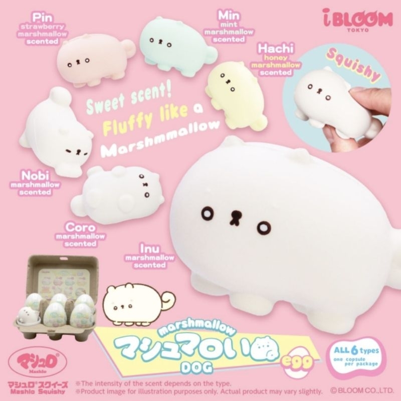 Jual Squishy Ibloom Marshmallow Dog (blind egg) | Shopee Indonesia