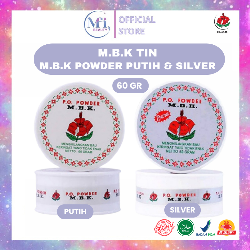 Jual MFI - MBK TIN | MBK Powder Putih & Silver Penghilang Bau Keringat ...
