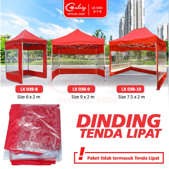 Jual SPEEDS Dinding Tenda Lipat Banyak Ukuran Fullset Kombinasi Mika / Polos 030 | Shopee Indonesia