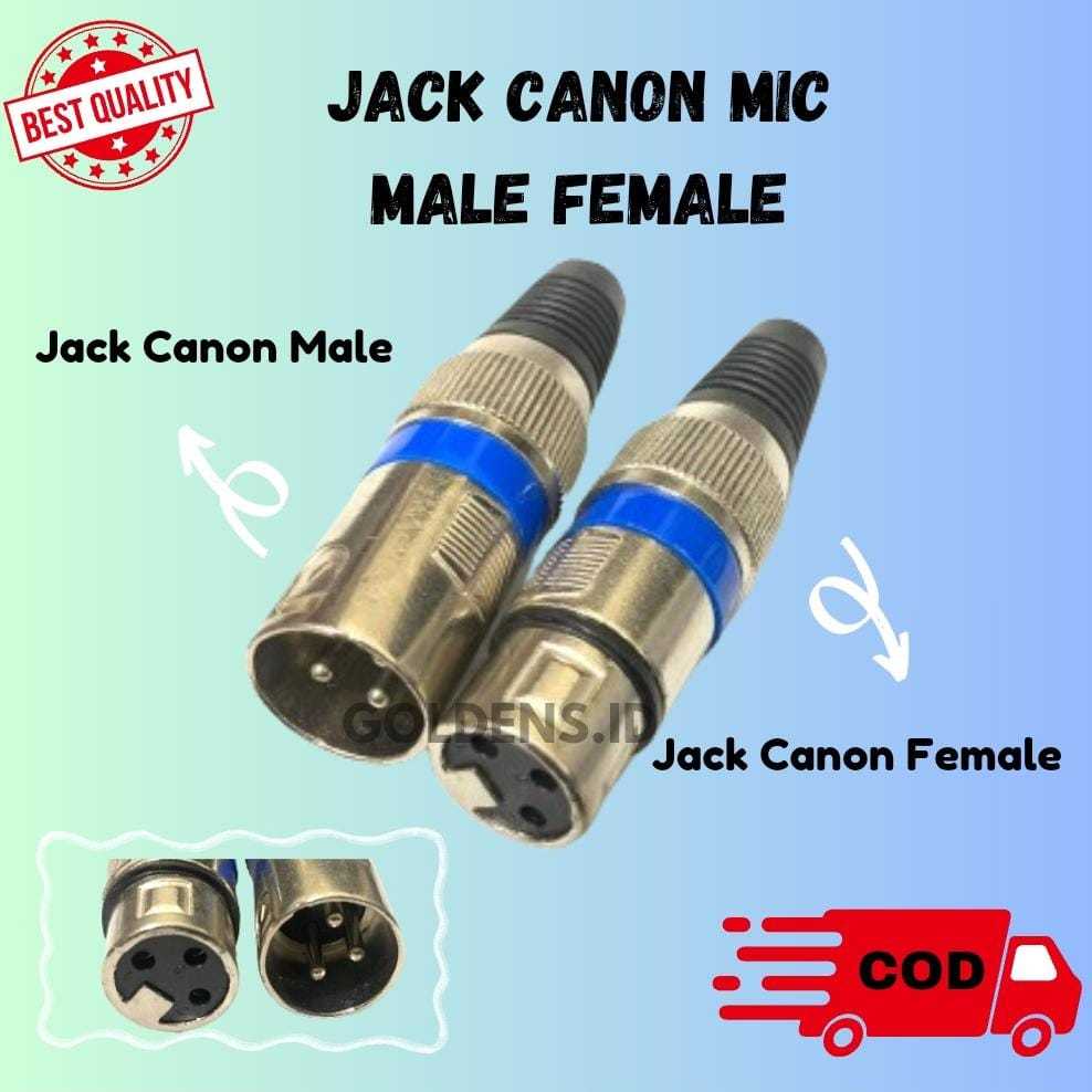 Jual JACK CANON MIC MALE/FEMALE | Shopee Indonesia
