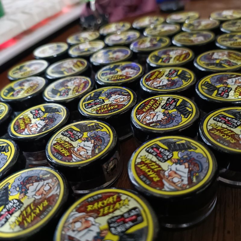 Jual Sticker/stiker RAKYAT JELATA anti air tahan lama brisik diameter ...