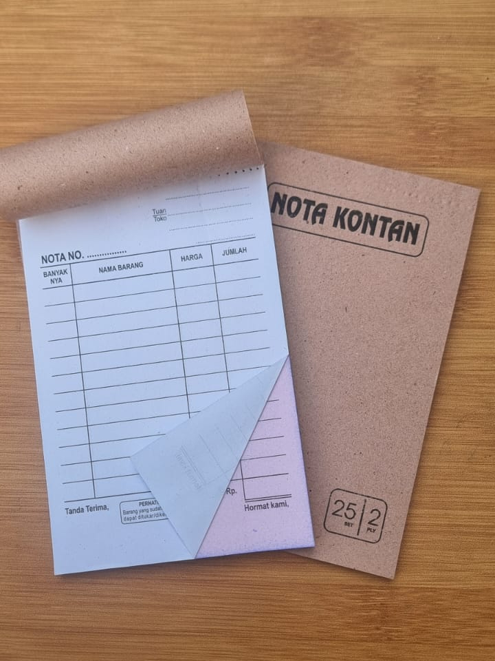 Jual BUKU NOTA KONTAN 2 PLY | 25 Set | Uk 1/4 Folio 10,5cm x 13,5cm ...