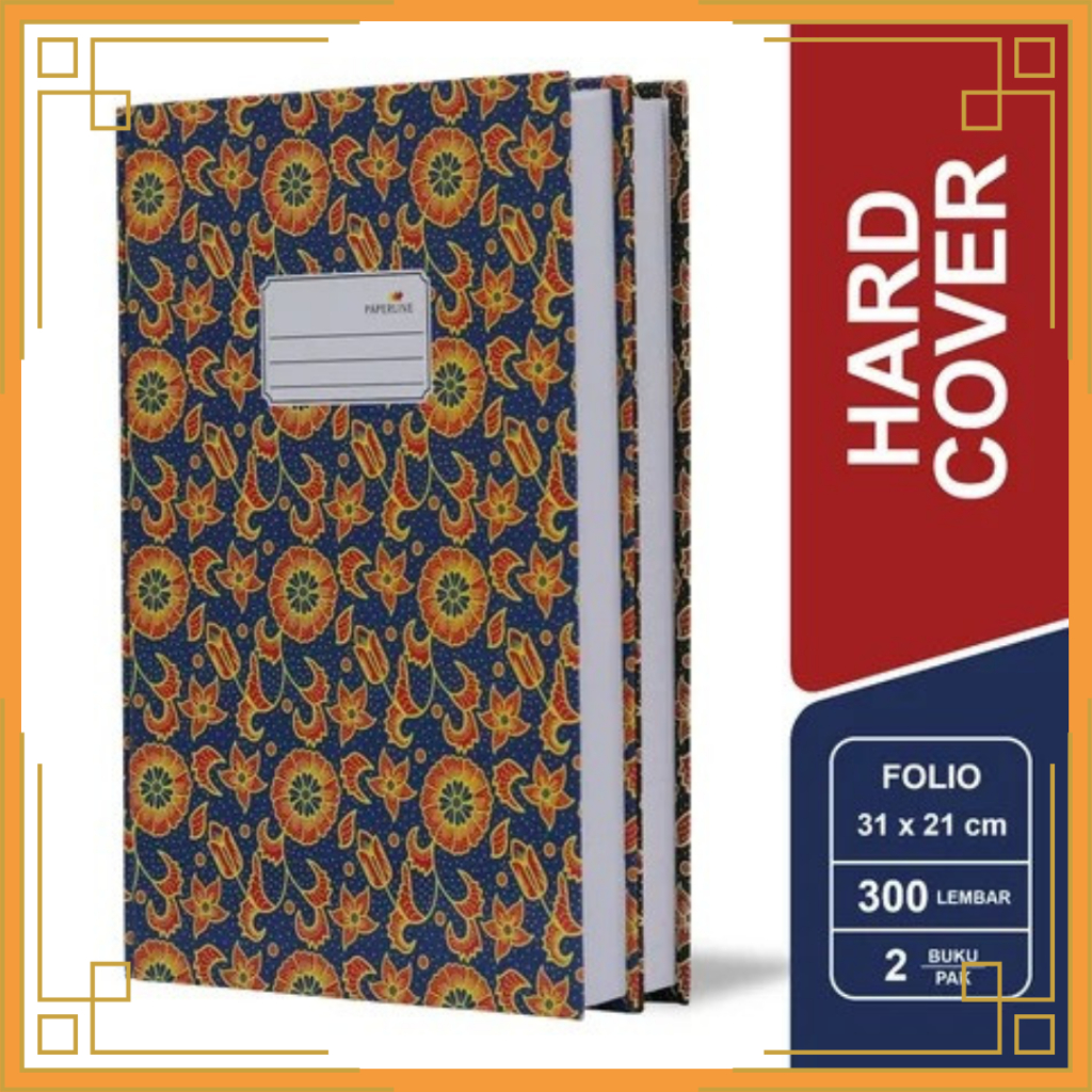 Jual PAPERLINE Buku hard cover folio isi 300 lembar | Shopee Indonesia
