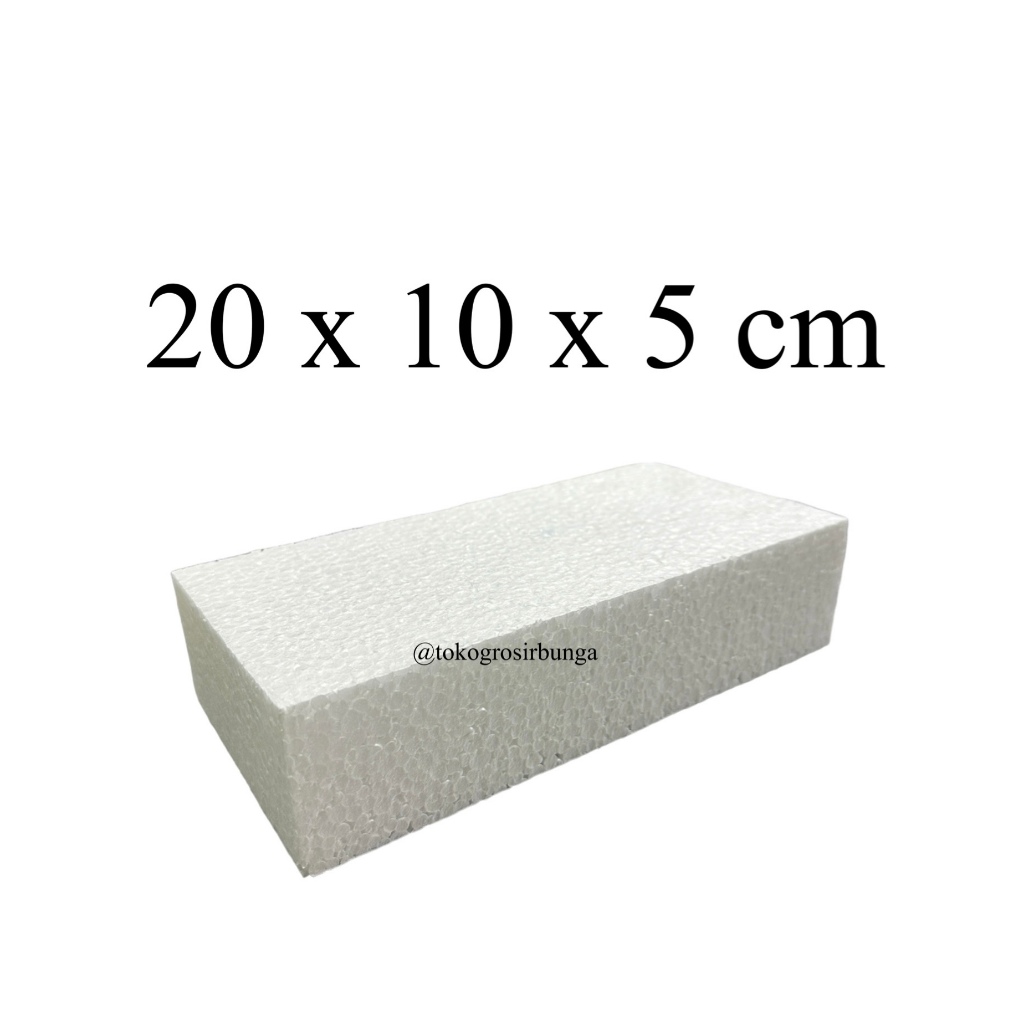 Jual styrofoam buket gabus buket 20 x 10 x 5 cm | Shopee Indonesia