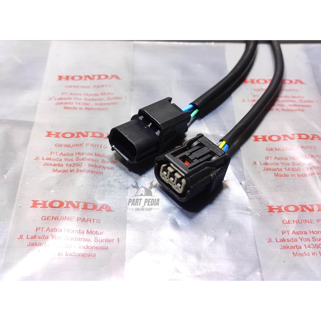 Jual kabel soket socket lampu rem belakang stoplamp 3 pin set male ...