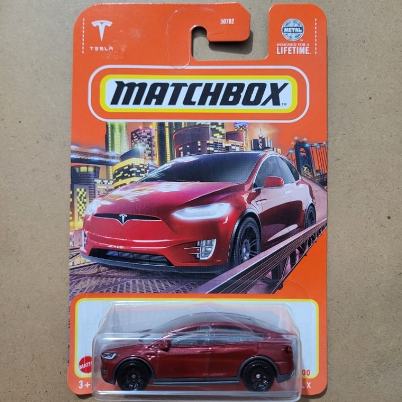 Jual MATCHBOX TESLA MODEL X / TESLA [ RED ] | Shopee Indonesia