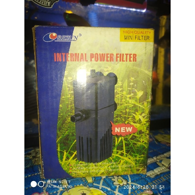 Jual RESUN MINI FILTER INTERNAL POWER FILTER POMPA AIR CELUP AQUARIUM ...