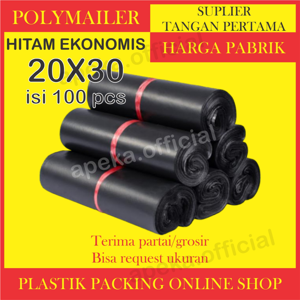 Jual Plastik Packing Polymailer 20X30 Polymer Polimer Packingan Online ...