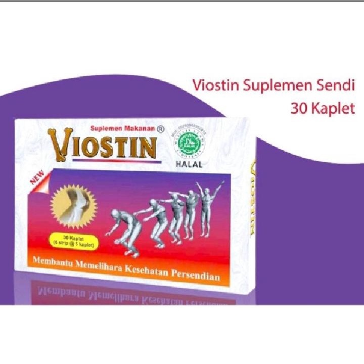Jual [100% ORIGINAL] Viostin Kaplet 30 kaplet Tulang Sendi | Shopee ...