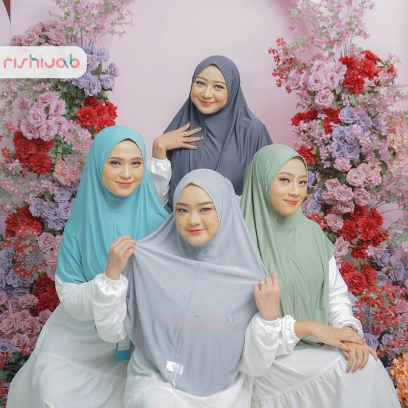 Jual RIS HIJAB - BERGO MALAY SIZE L INSTAN JERSEY PREMIUM NON PET DAILY HIJAB TEBAL DAN NYAMAN ...