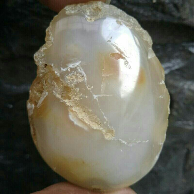 Jual batu akik isi air enhydro chalcedony aka kilang manik banyu tirta ...