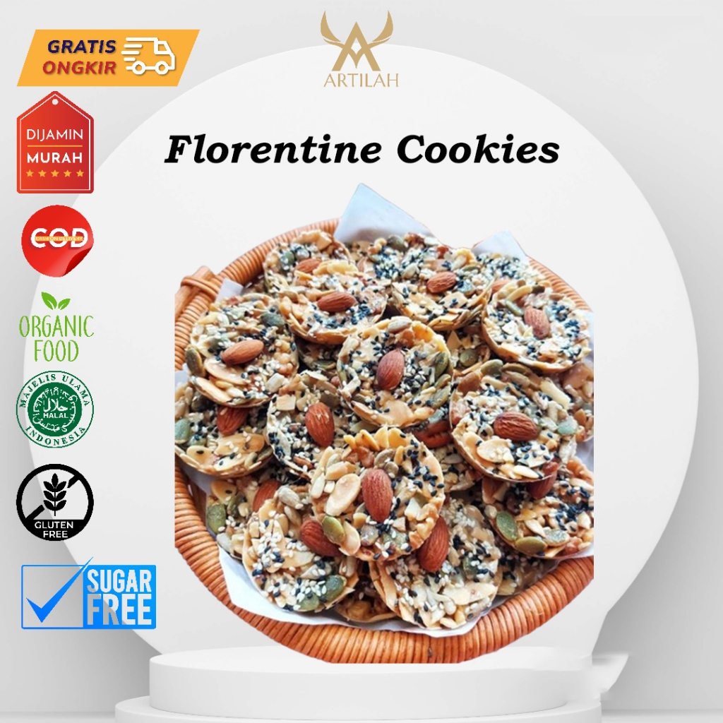 Jual Florentine Cookies/Camilan Diet/Cemilan Sehat/Ting ting sultan ...