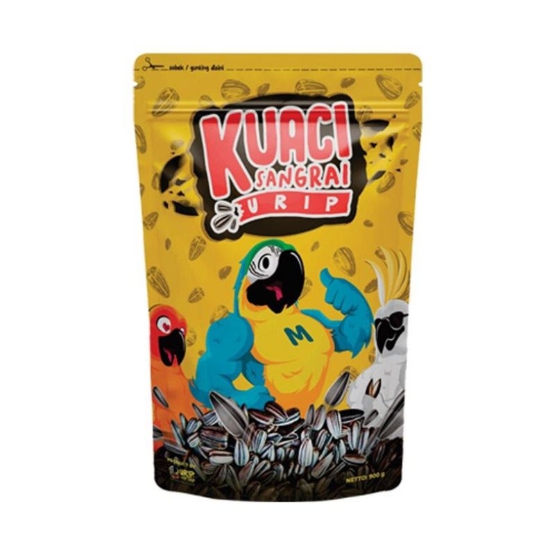 Jual Kuaci Sangrai Urip Kwaci Premium Pakan Burung Parrot Macaw Kakatua ...