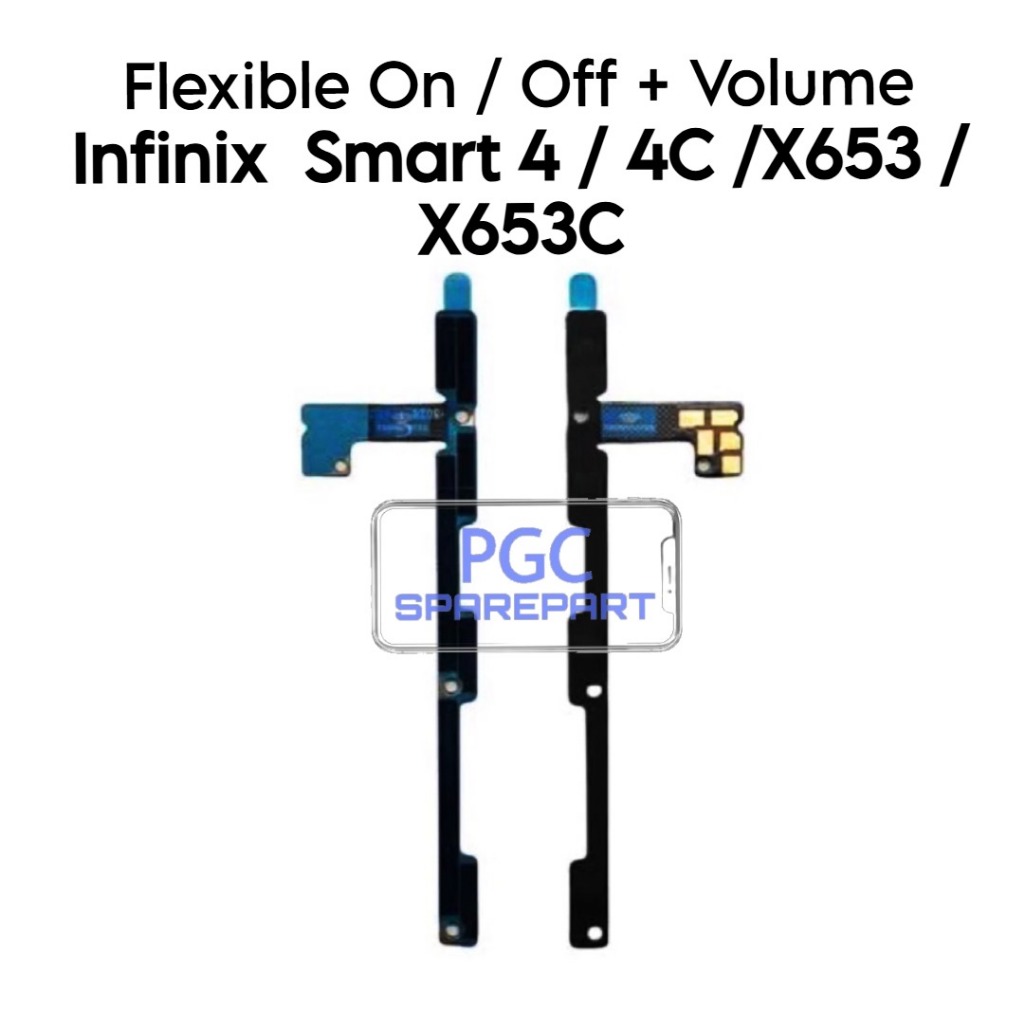 Jual Flexible Konektor Power On Off + Volume Infinix Smart 4 / 4C /X653 ...