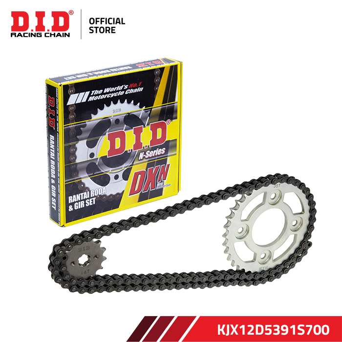 Jual Gearset / Gir set / Chain Kit DID KJX12D5391S700 (Jupiter MX 1S7 ...