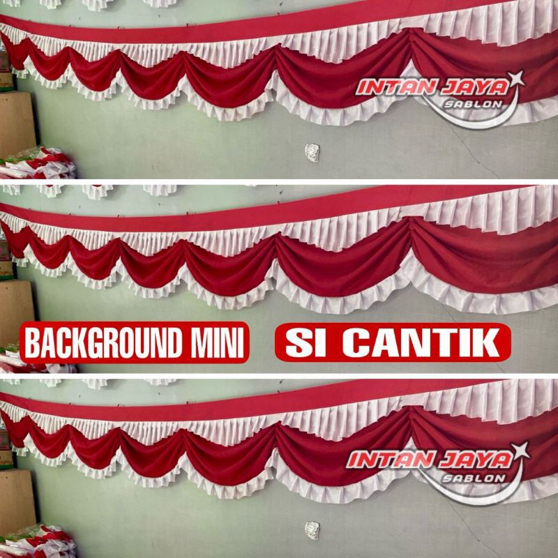 Jual BENDERA MERAH-PUTIH BACKGROUND REMPEL MINI 10 GELOMBANG PANJANG 4 ...