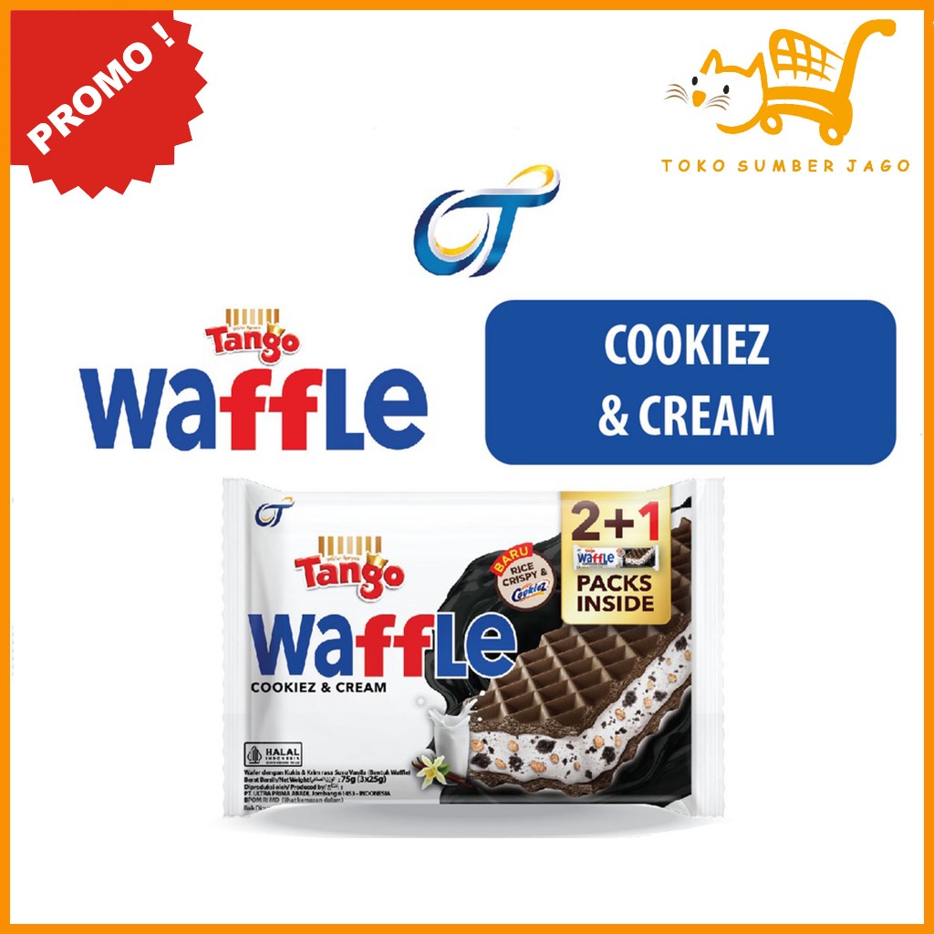 Jual Tanggo Waffle Cookies Cream 75gr | Shopee Indonesia