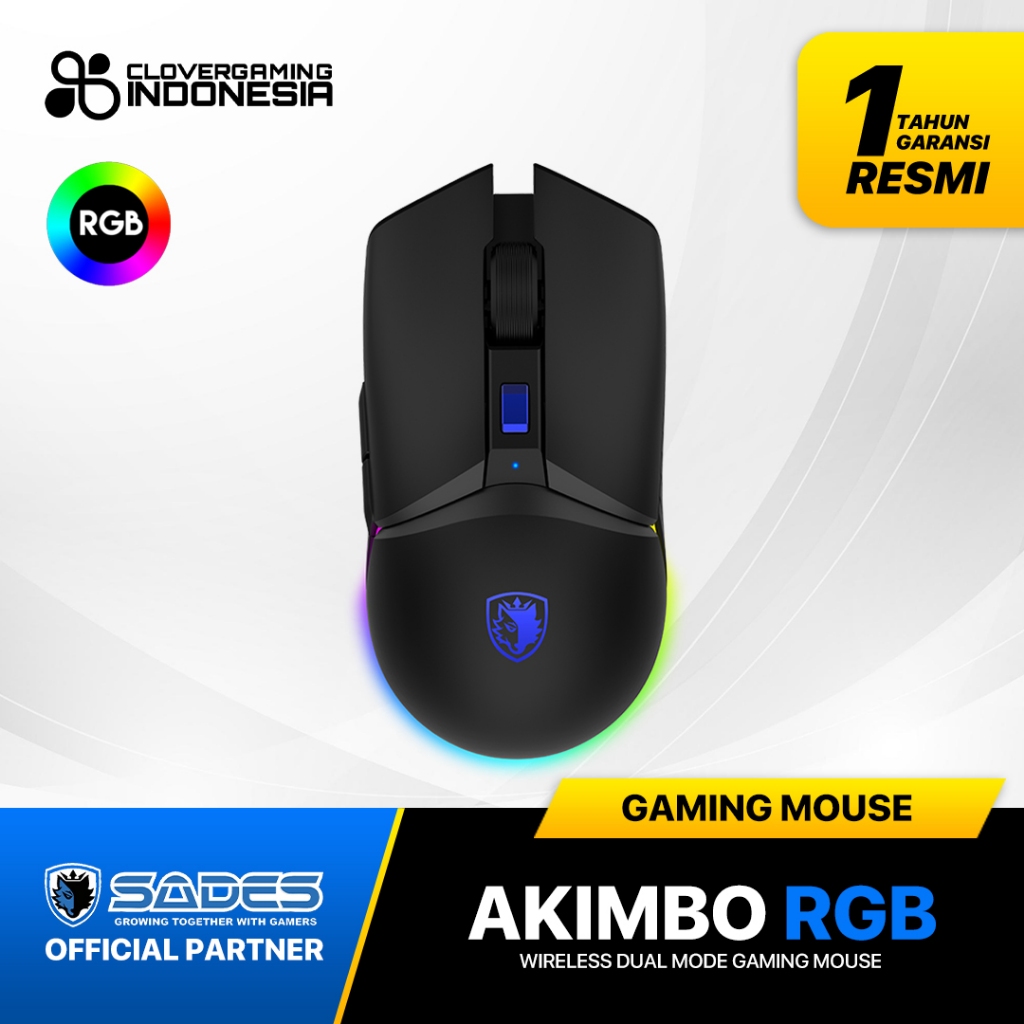 Jual Sades Akimbo RGB Wireless Dual Mode - Mouse Gaming | Shopee Indonesia