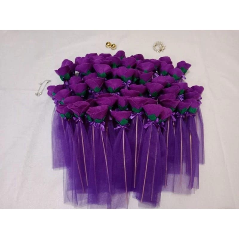 Jual BUNGA TELUR AQIQAH, BUNGA TELUR PENGANTIN ungu tua, Akikah/Khatam ...