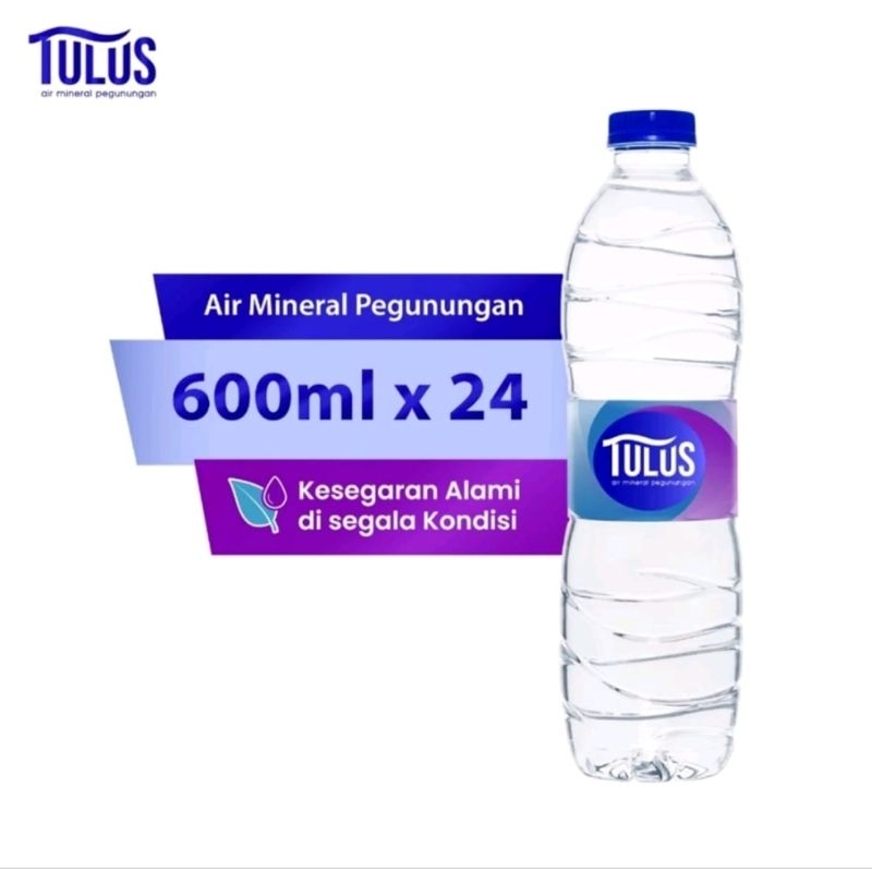 Jual Tulus Air Mineral Botol 600ml Dus (isi 24 Botol) | Shopee Indonesia