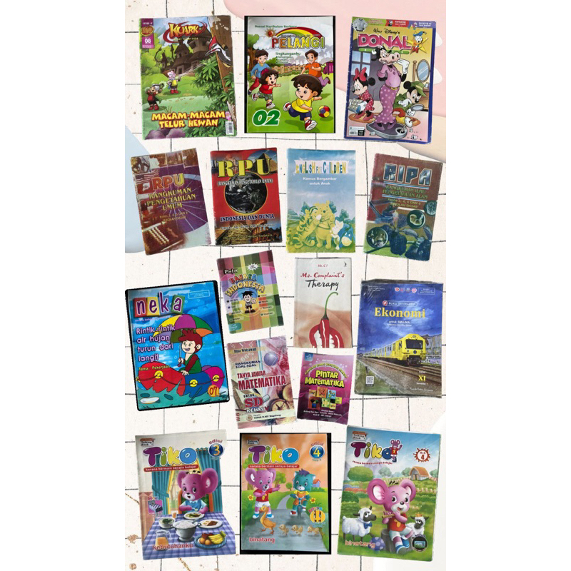 Jual [FZ] BUKU NOVEL, KOMIK, LKS INTAN PARIWARA, RUMUS IPA MTK BHS INDO ...