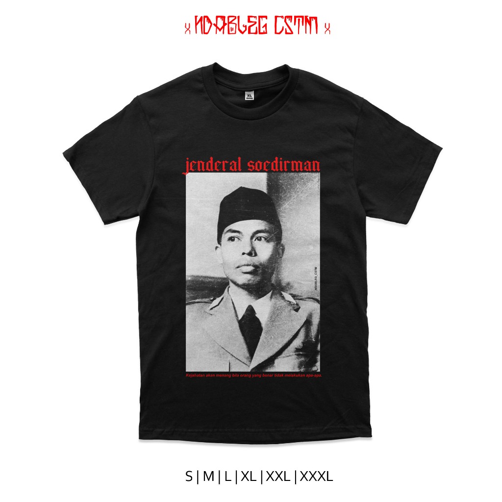 Jual kaos tokoh jendral soedirman combed 24s | Shopee Indonesia