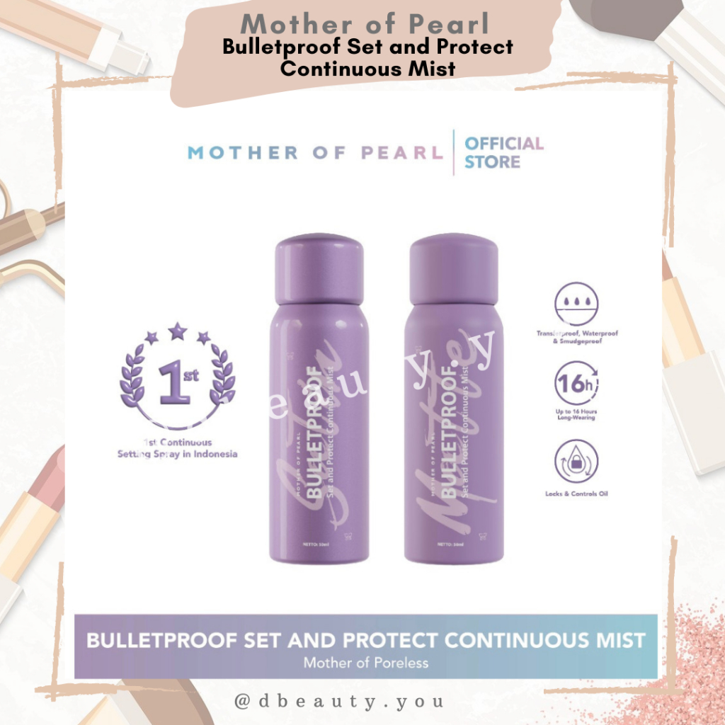 Jual MOP Mother of Pearl - Bulletproof Set and Protect Continuous Mist ...