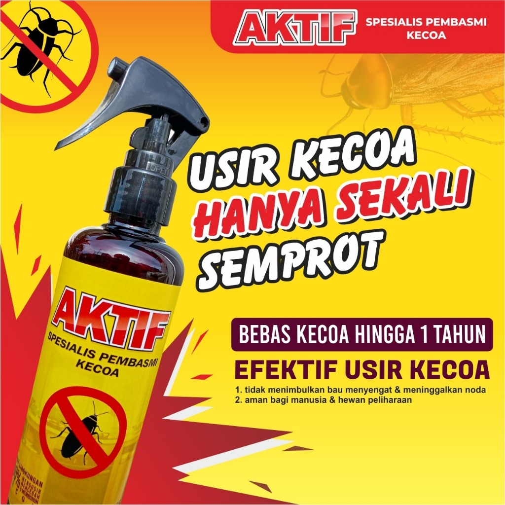 Jual PEMBASMI KECOA ( PRODUCT AKTIF SOLUSI MENGATASI SEMUA JENIS KECOA ...