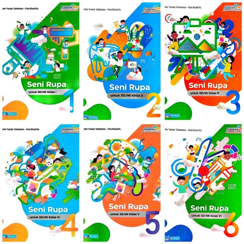 Jual Buku Seni Rupa untuk SD kelas 1-6 Merdeka Masmedia | Shopee Indonesia