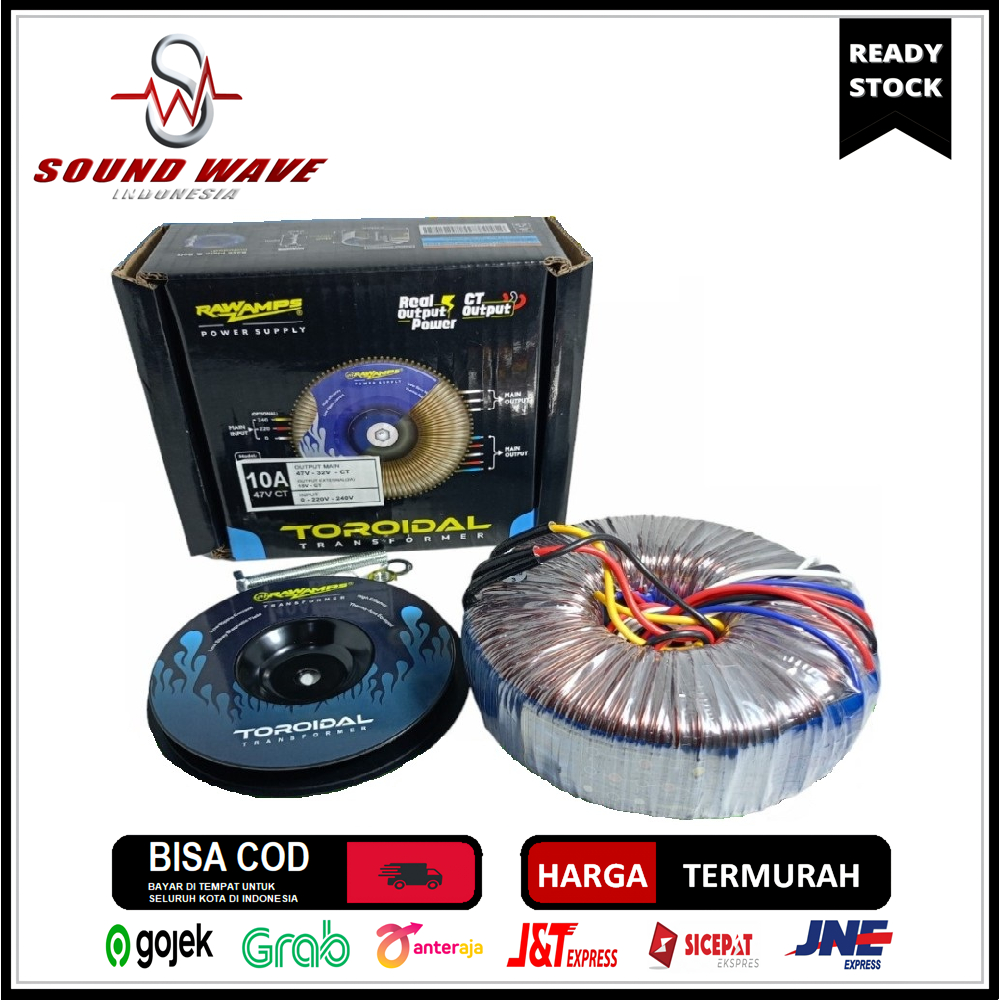 Jual TRAFO TOROID 10A CT 32V - 45V TRAVO DONAT TOROIDAL RAWAMPS ORIGINAL | Shopee Indonesia